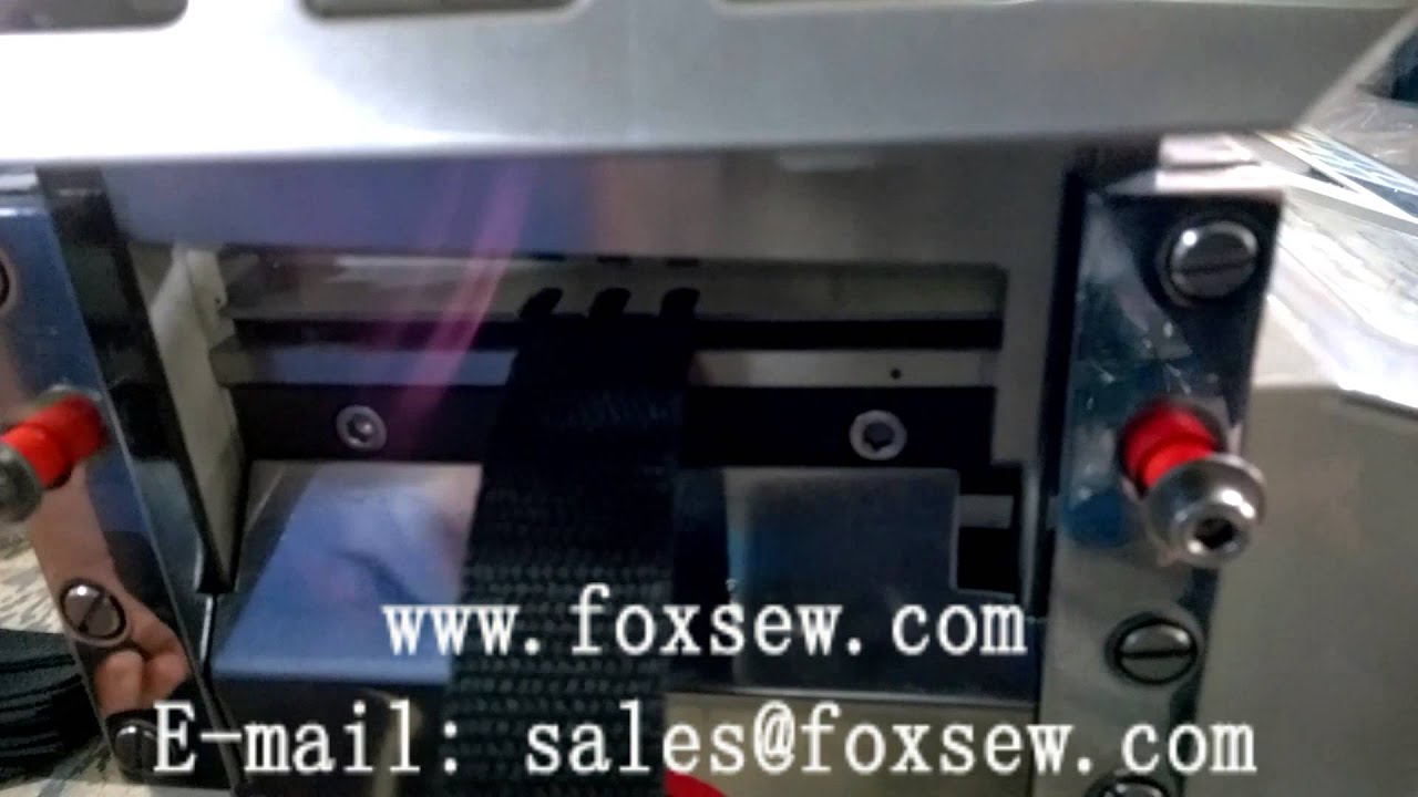 Automatic Tape Cutting Machine Cold Knife - YouTube