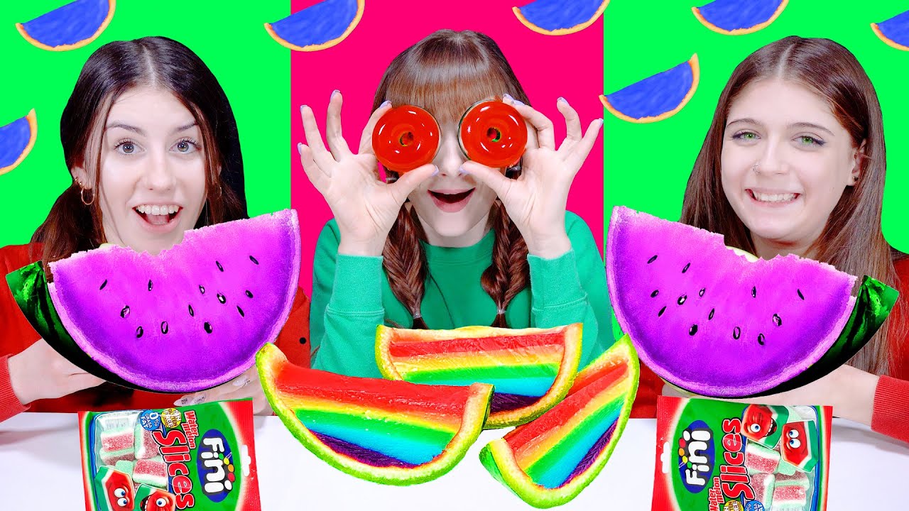 ASMR Watermelon Eating 수박 디저트 아이스크림 탕후루 먹방 MUKBANG BY LILIBU - YouTube
