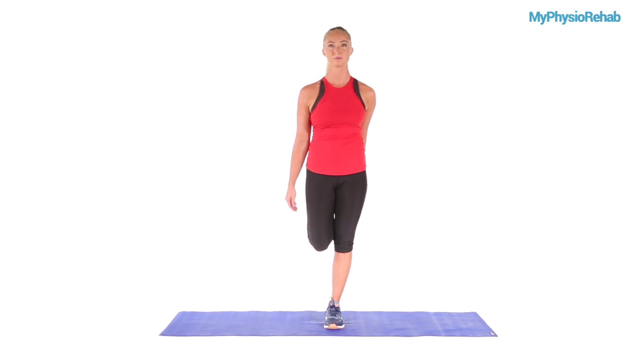 Lateral Quadriceps Stretch - YouTube