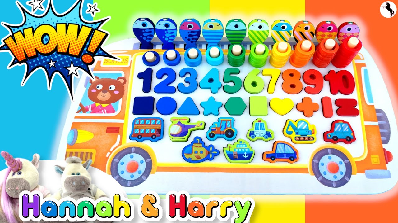 Counting Fun! Numbers 1-10 Activity Puzzle for Toddlers 🌈 Educational ...