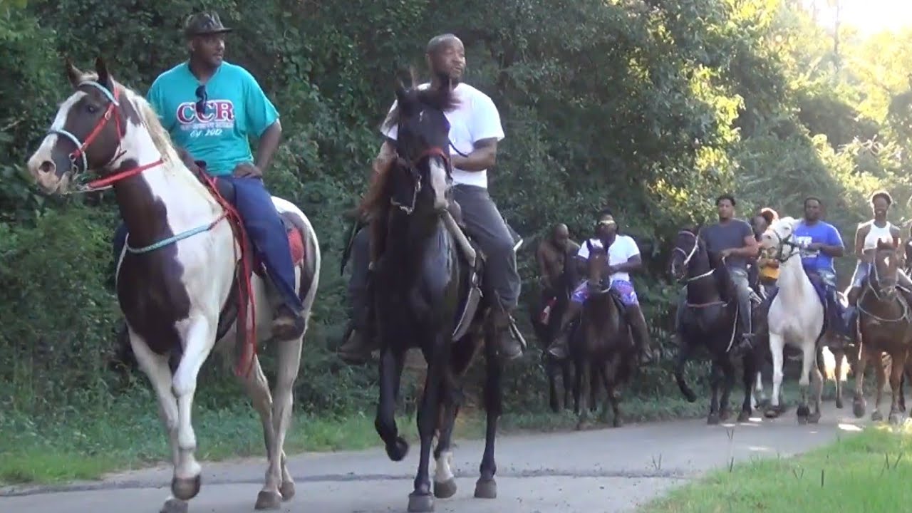 2022 Old School Walking Horse Trail Ride in Bethlehem, Texas - YouTube