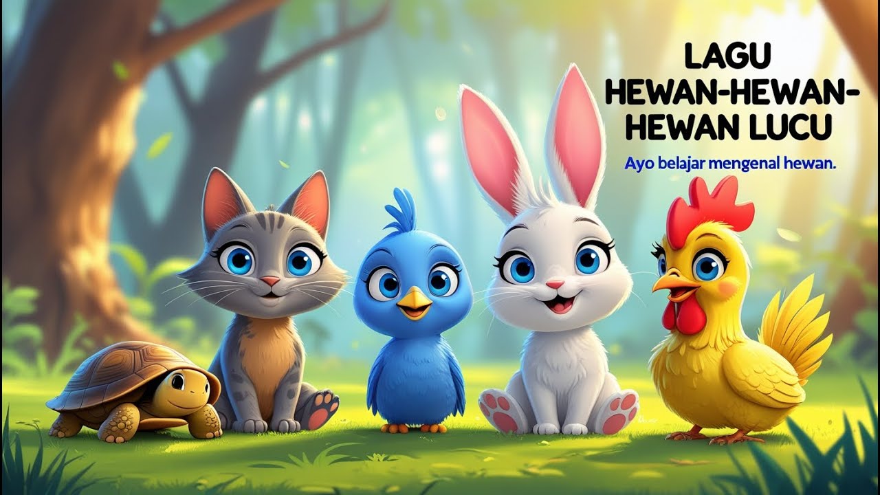 SUARA HEWAN | ANAK AYAM PIYIK PIYIK | 5 BEBEK KECIL BERMAIN | CIT CIT ...