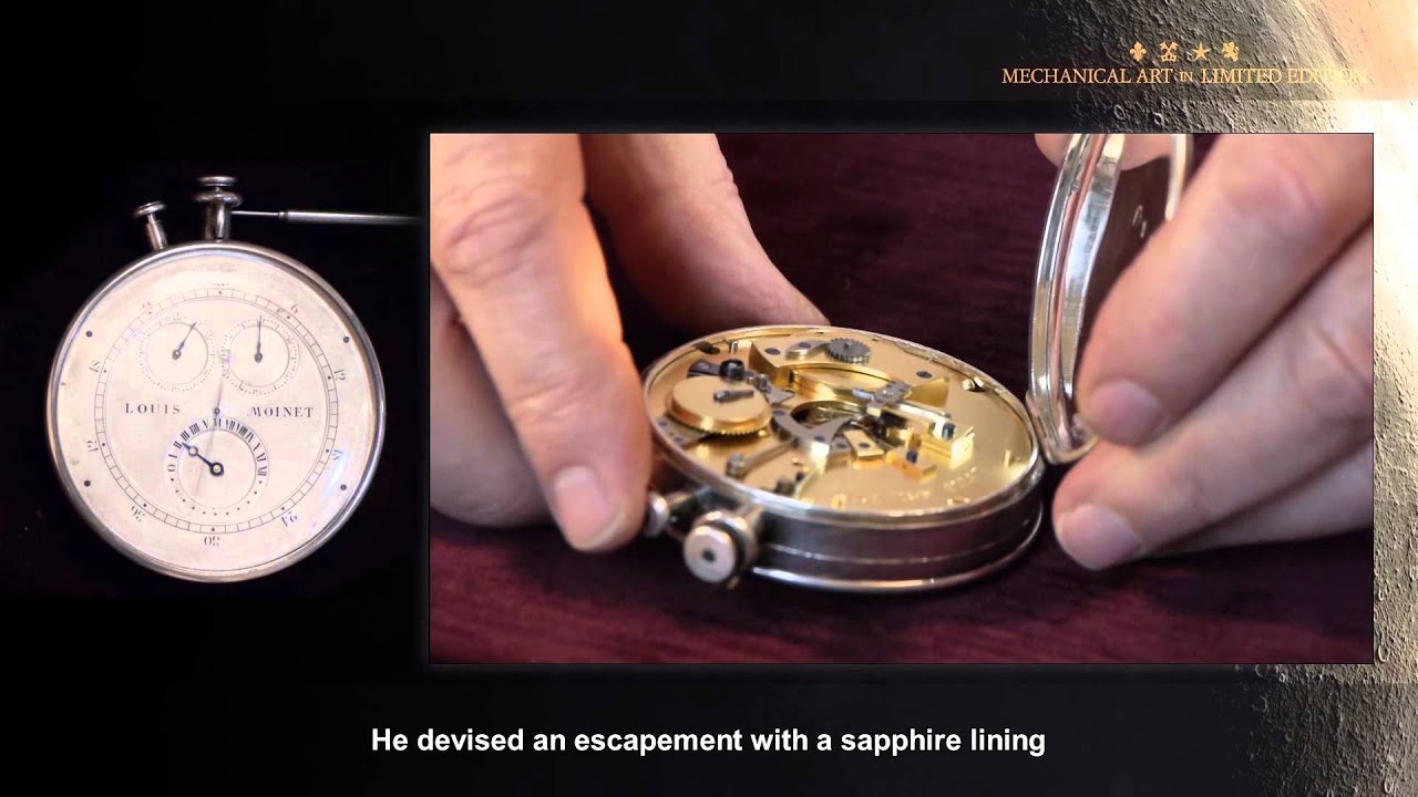 LOUIS MOINET - The Inventor of the chronograph - YouTube