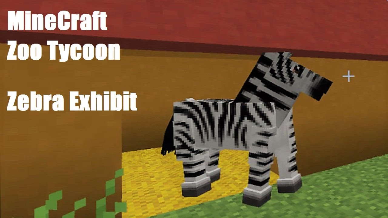 Minecraft Zoo Tycoon - Zebra Exhibit - Episode #4 - YouTube