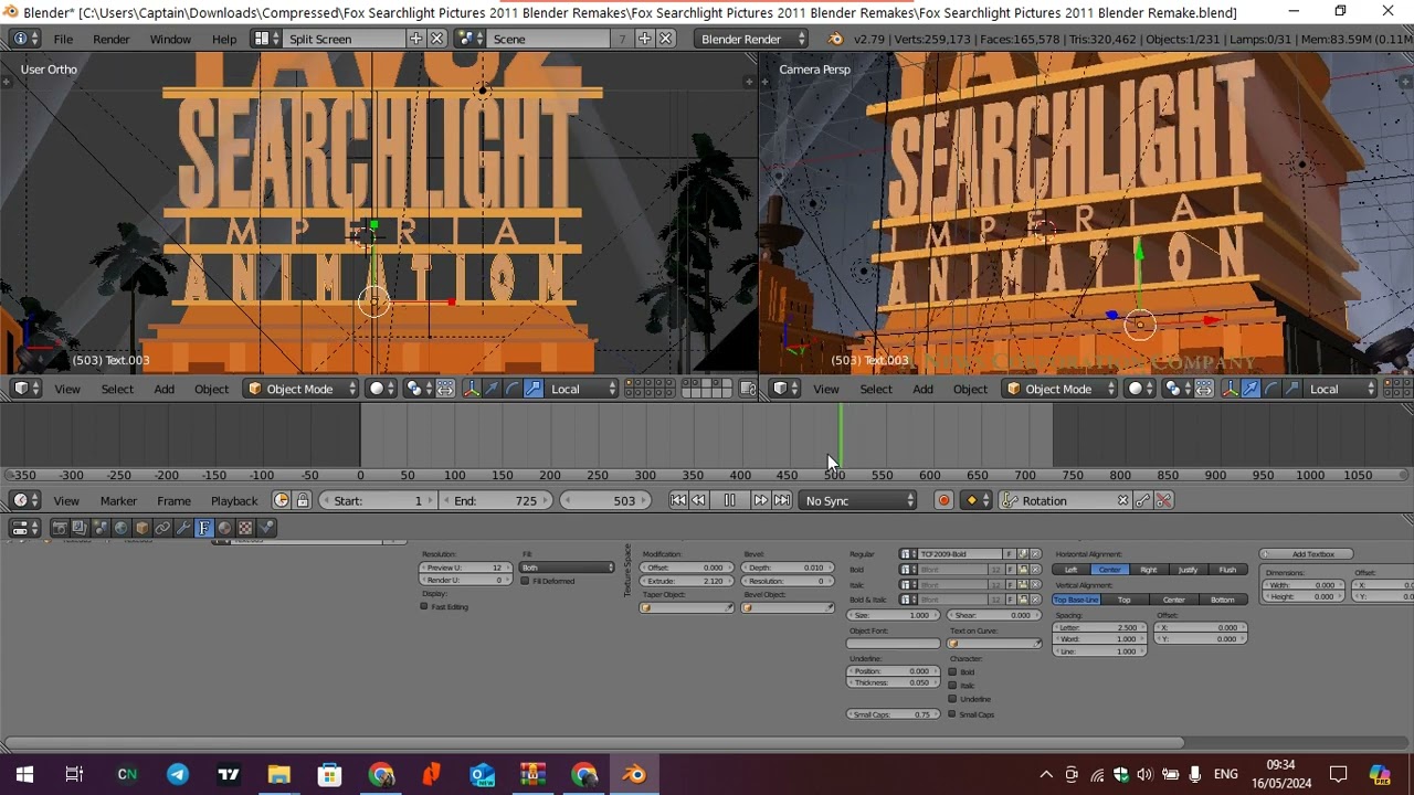 Fox Searchlight Pictures Blender 20th Century Studios (Fox Searchlight