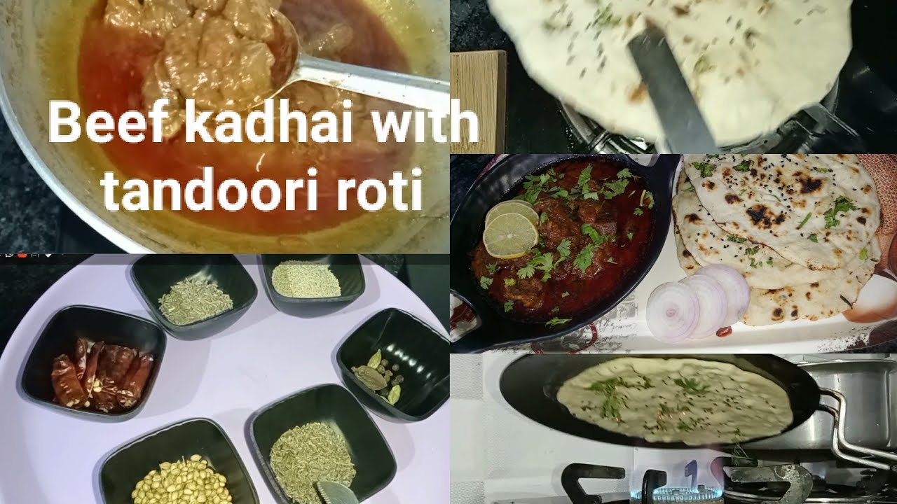 Beef kadhai with tandoori roti recipe | Bakra eid special | Kadhai ...