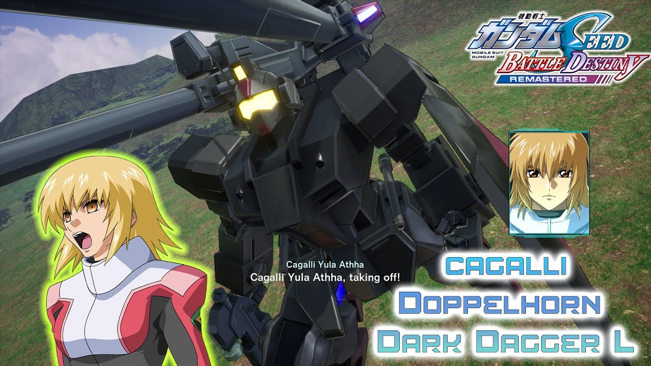 Cagalli (Doppelhorn) Dark Dagger L Gameplay:Gundam Seed Battle Destiny ...