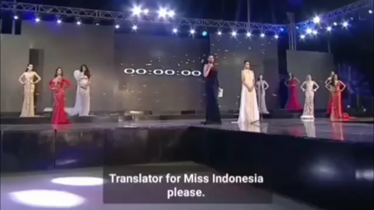 HEBOH!!! Translator Miss Indonesia Tidak Bisa Terjemahan Ke Bahasa ...