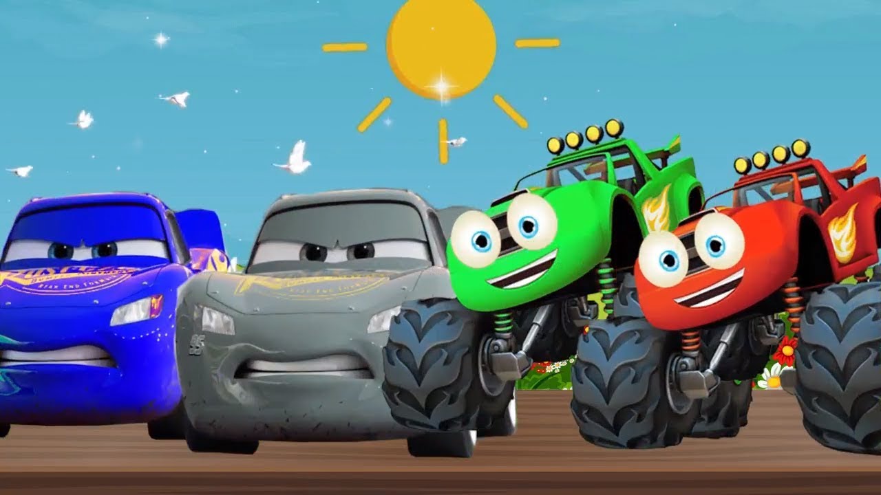 Wrong Eyes Wrong Colors Cars 3 Mcqueen Blaze Monster Machines Learn ...