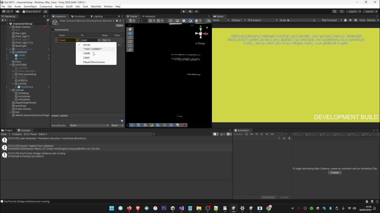 Coding my new AI assistant (KAT-GPT2) in Unity. - YouTube