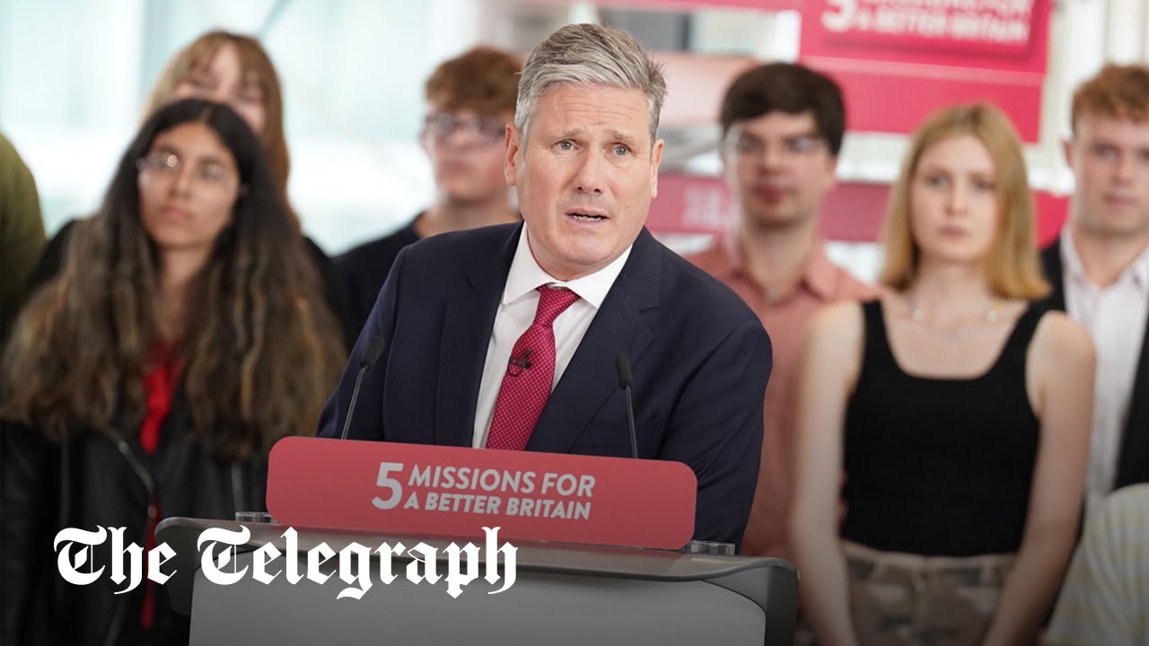 Watch: Keir Starmer unveils fifth and final Labour 'mission' in speech ...