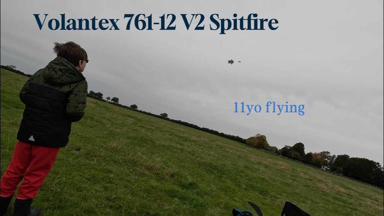 Volantex V761 12 Spitfire 3rd Flight1 - YouTube