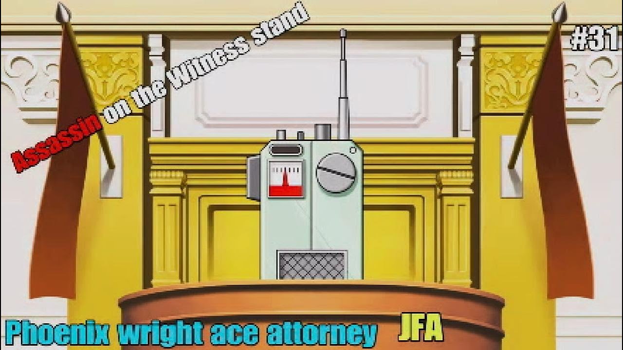 Assassin on the Witness stand | Phoenix wright ace attorney JFA | part ...