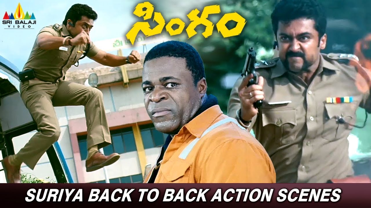 Suriya Back to Back Powerful Action Scenes | Singam | Danny Sapani ...