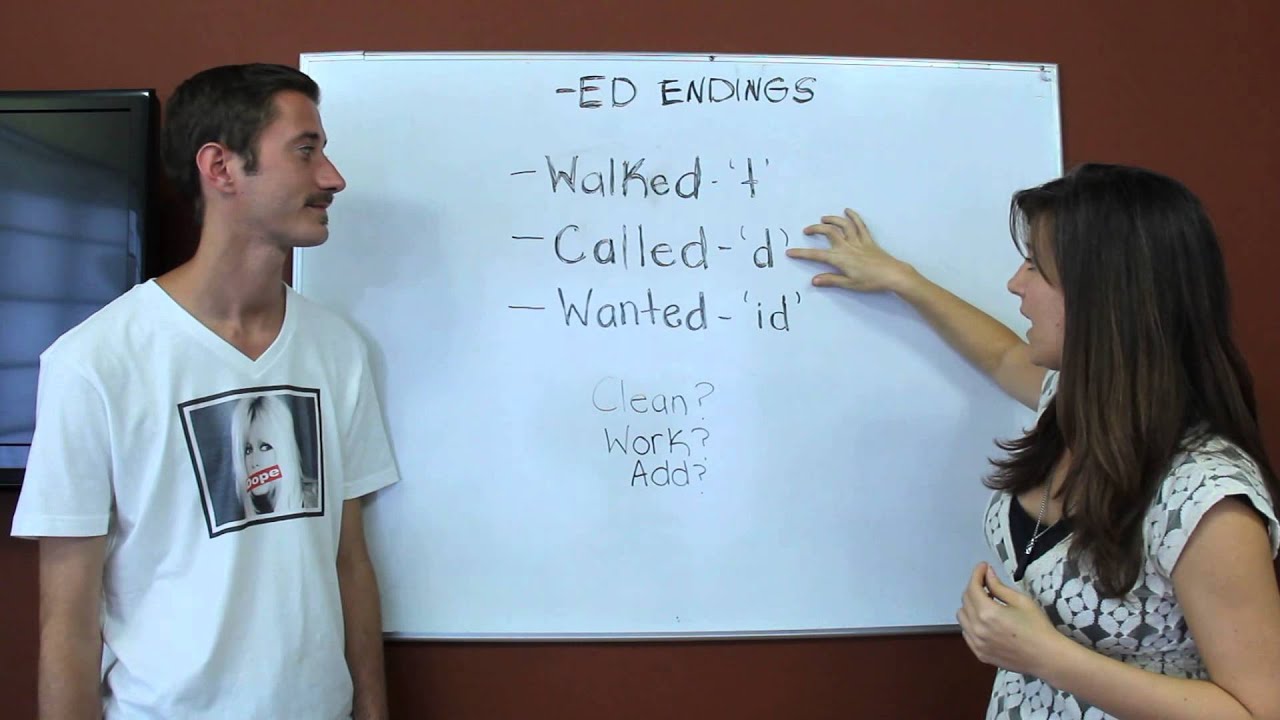 Walked, Called, Wanted. Beach English Pronunciation - YouTube