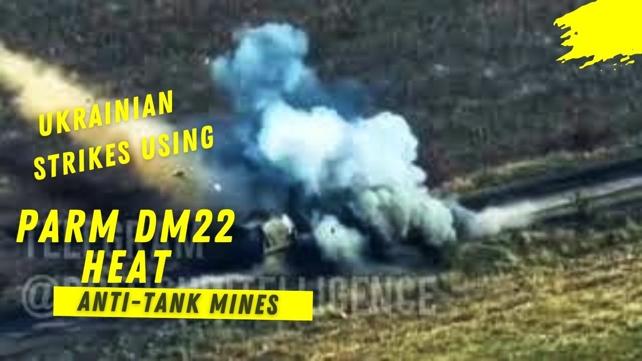 Ukrainian strikes a Russian BTR, tank, and supply trucks using PARM ...