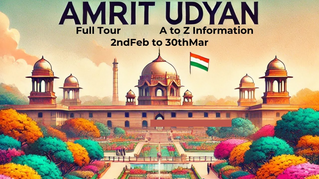 Exploring Amrit Udyan | Delhi’s Most Beautiful Garden in Full Bloom ...