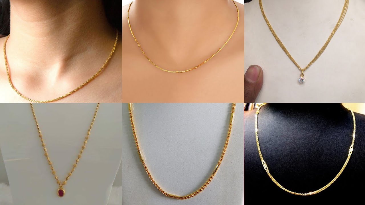 Latest light weight gold chain 2021/ light weight gold chain design ...
