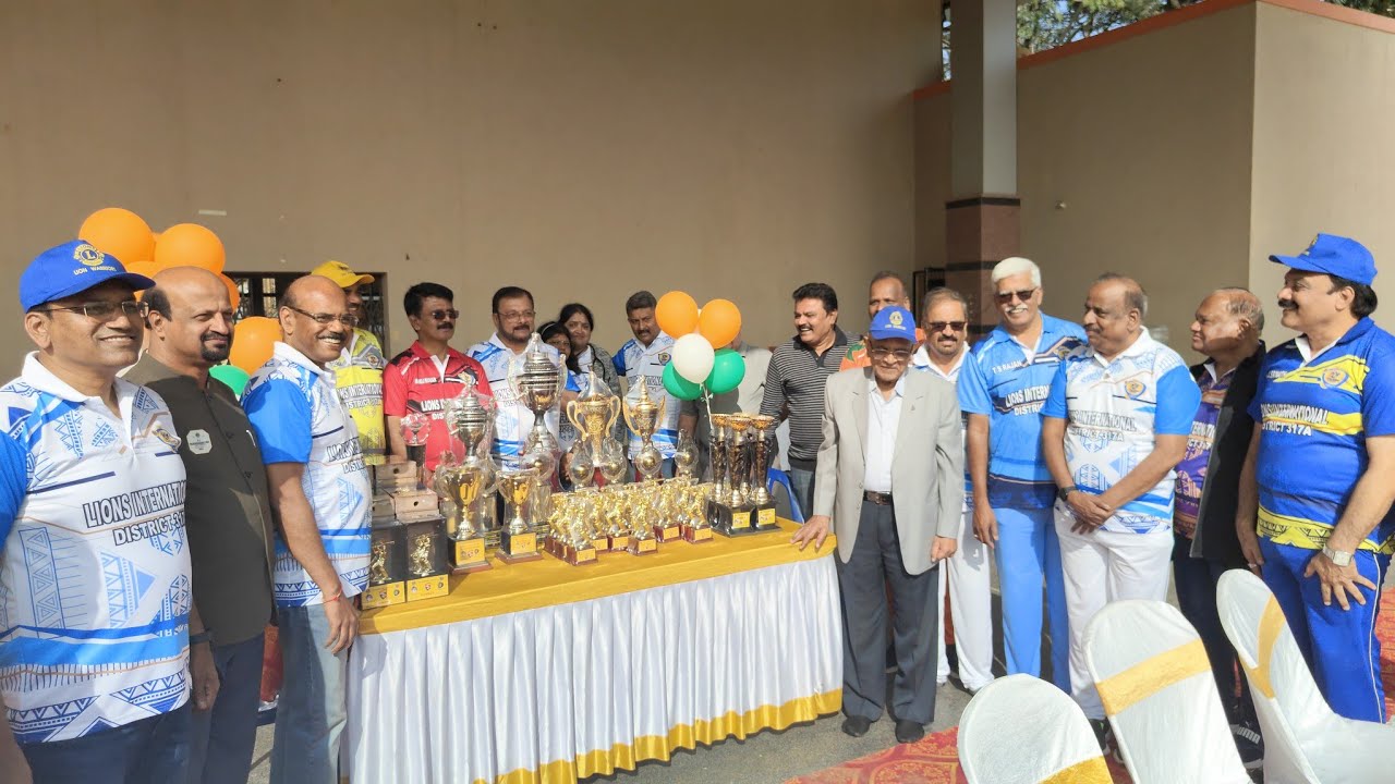 Lion N. Mohan Kumar pmjf DG Inaugurated Lions Cricket League 2025..at ...