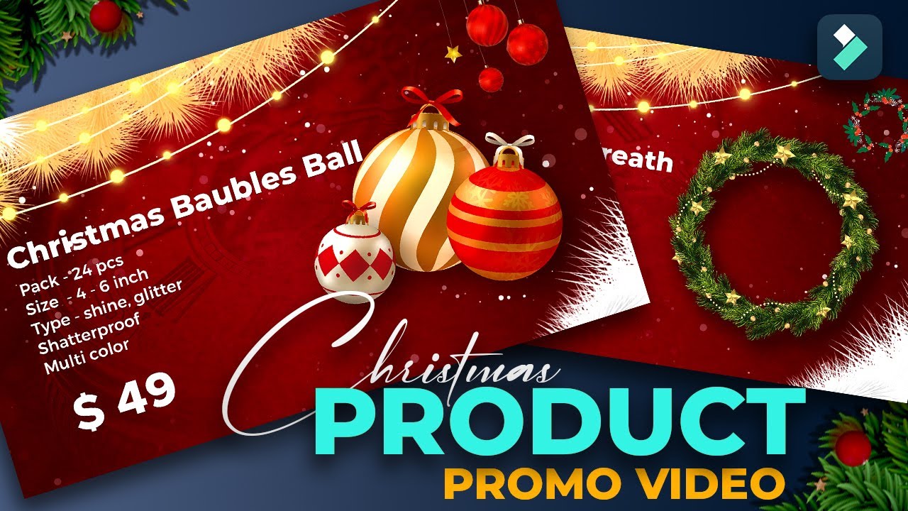 Christmas Promotion Video in Filmora | Filmora Christmas Video # ...