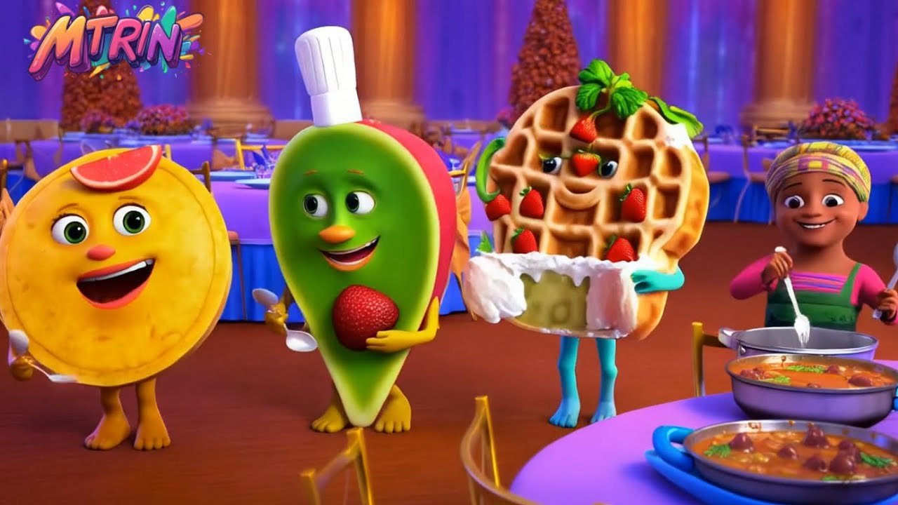 ABC Song about Dinner Food | Nursery Rhyme | MTRin Channel - YouTube