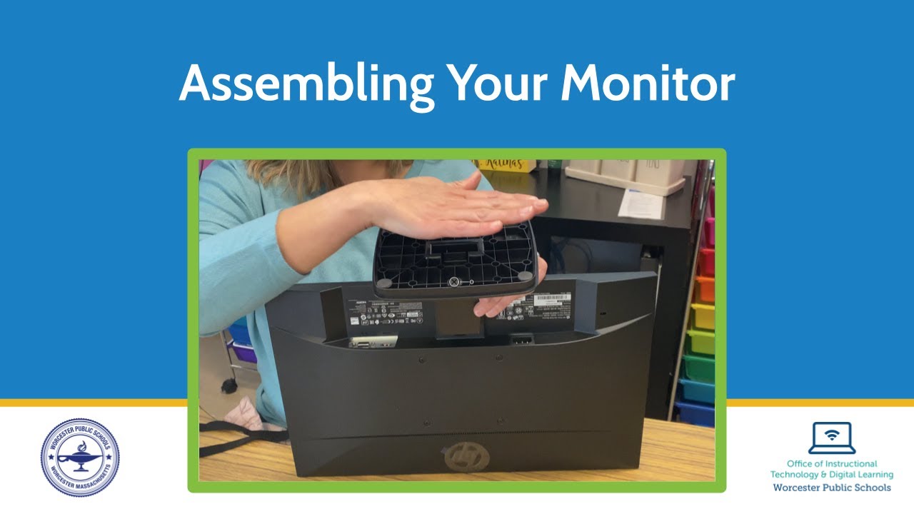 Assembling Your Monitor - YouTube
