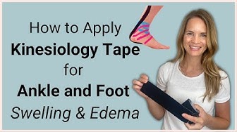 How to Relieve Swelling and Edema with PerformTex Kinesiology Tape - YouTube