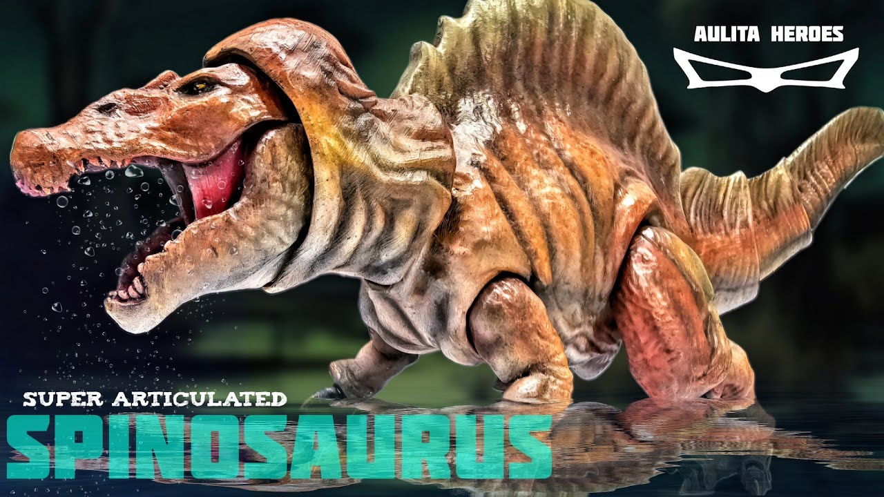 MASSIVE Super Articulated SPINOSAURUS Review!!! Aulita Heroes!!! - YouTube