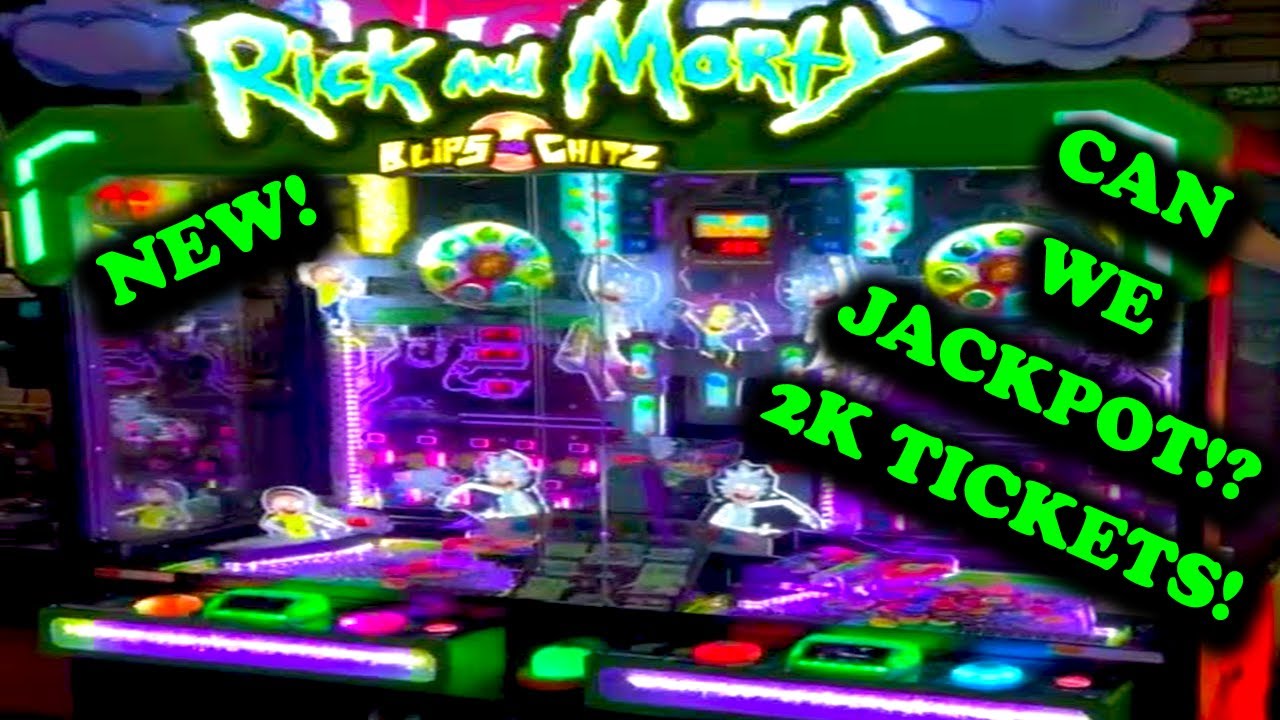 CAN WE JACKPOT? The NEW Rick and Morty Blitz and Chitz Arcade Game ...