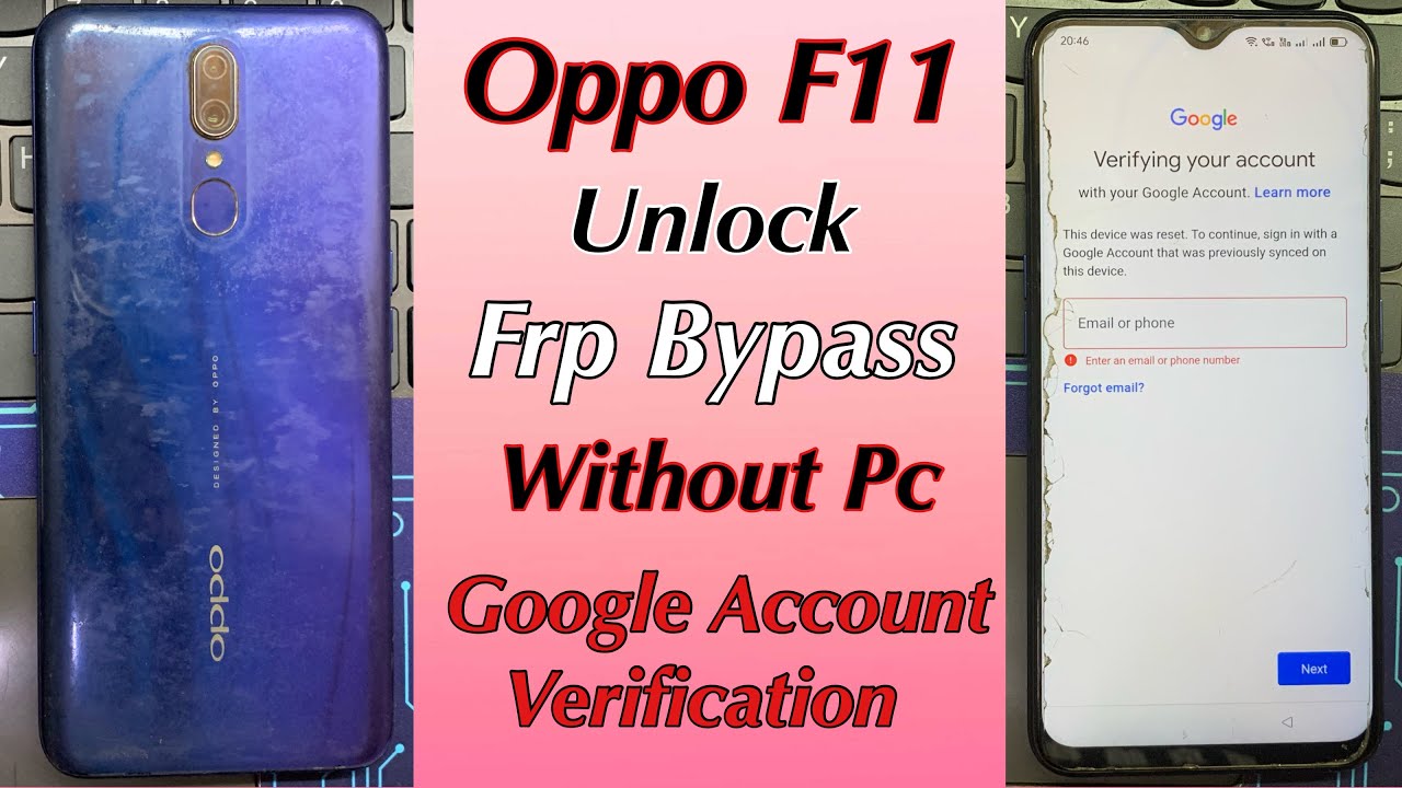 Oppo F11 Frp Bypass Without Pc | Oppo F11 Frp Unlock | Google Account ...