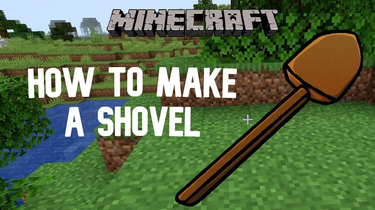 Minecraft | How To Make A Wooden Shovel In Survival Mode | For Digging ...