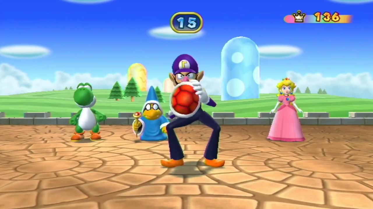 Mario Party 9 - Goomba Bowling (Yoshi, Kamek, Peach & Waluigi ...