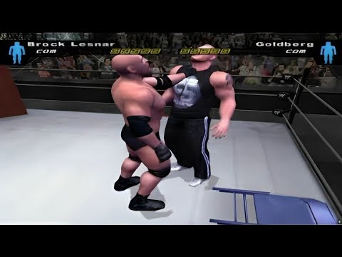 The Ultimate Battle: Computer Brock Lesnar vs Computer Goldberg| Who ...