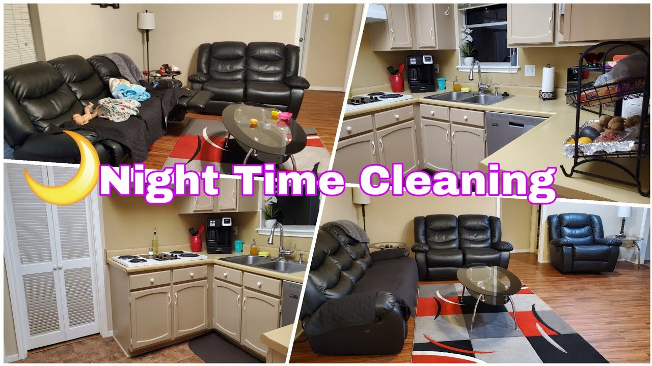 Relaxing Night Time Cleaning Routine! 2020 - YouTube