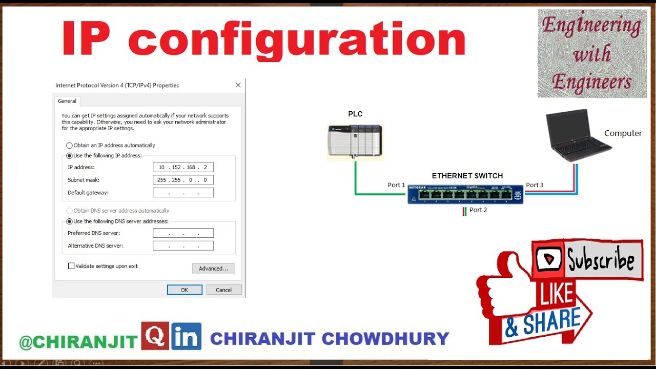 IP configuration on Windows - YouTube