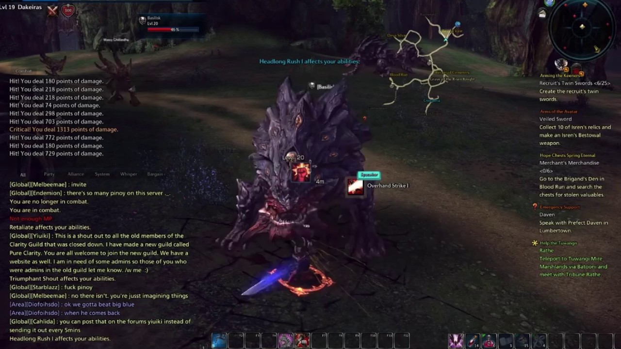 TERA Slayer PVE Ascension Valley US - YouTube