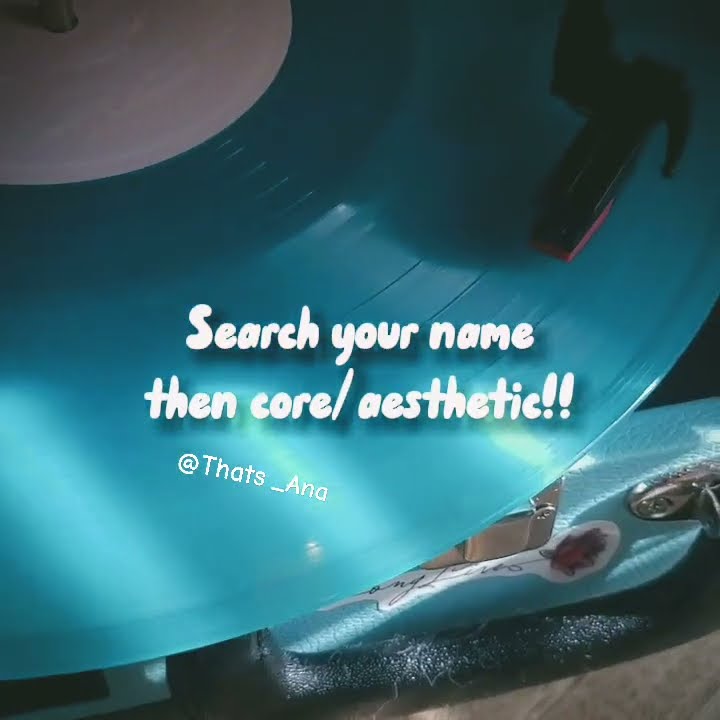 『ThAtS_Ana』 #anacore #name #aesthetic #viral #flowers #core #edit - YouTube