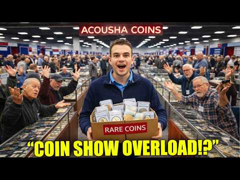 WE LOADED UP AT THIS COIN SHOW! (COIN OVERLOAD)