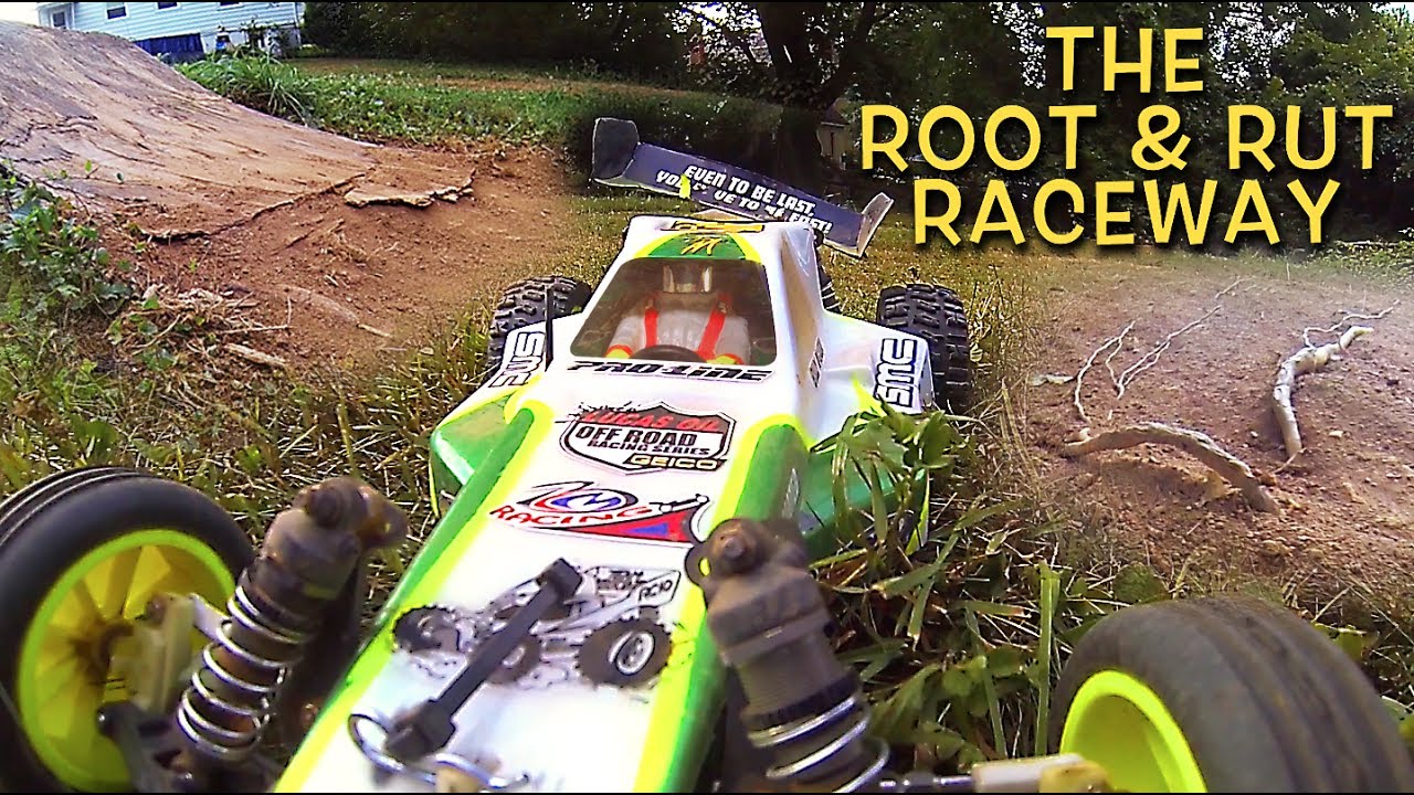 RC10 Worlds Car VS The Root & Rut Raceway - YouTube
