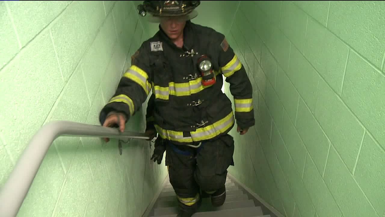 Grueling Stair Climb Honors Fallen Firefighters - YouTube