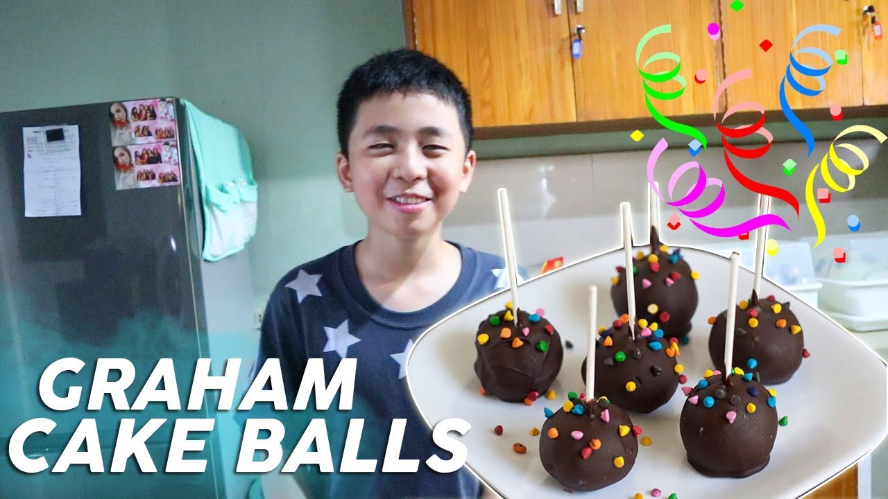How to make CLASSIC GRAHAM Cake balls (Made simple and easy) - YouTube