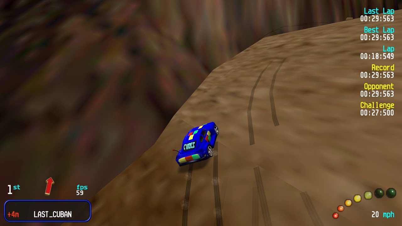 Re-Volt Custom Track Rockarock Valley by Tryxn, Time Trial Laps - YouTube