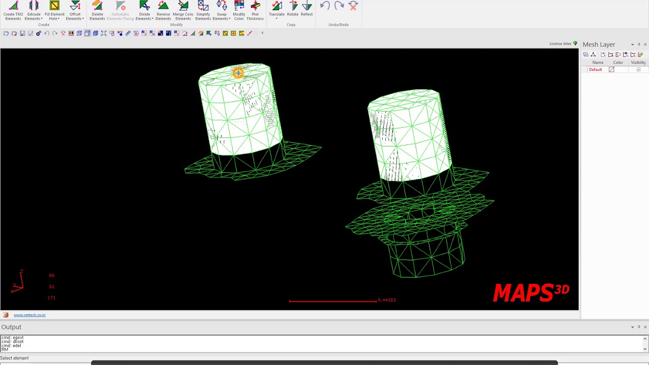 [MAPS-3D] Edit mesh - Overlap Element - YouTube