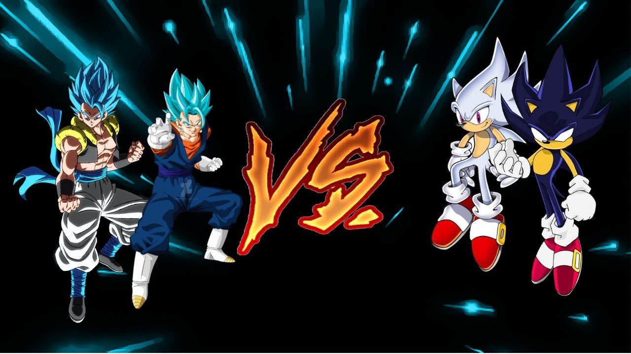 Gogeta & Vegito vs Hyper & Dark Sonic - YouTube
