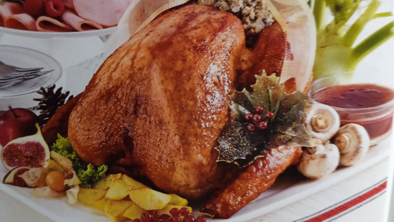 Roast turkey & German pork knuckle 😋 - YouTube