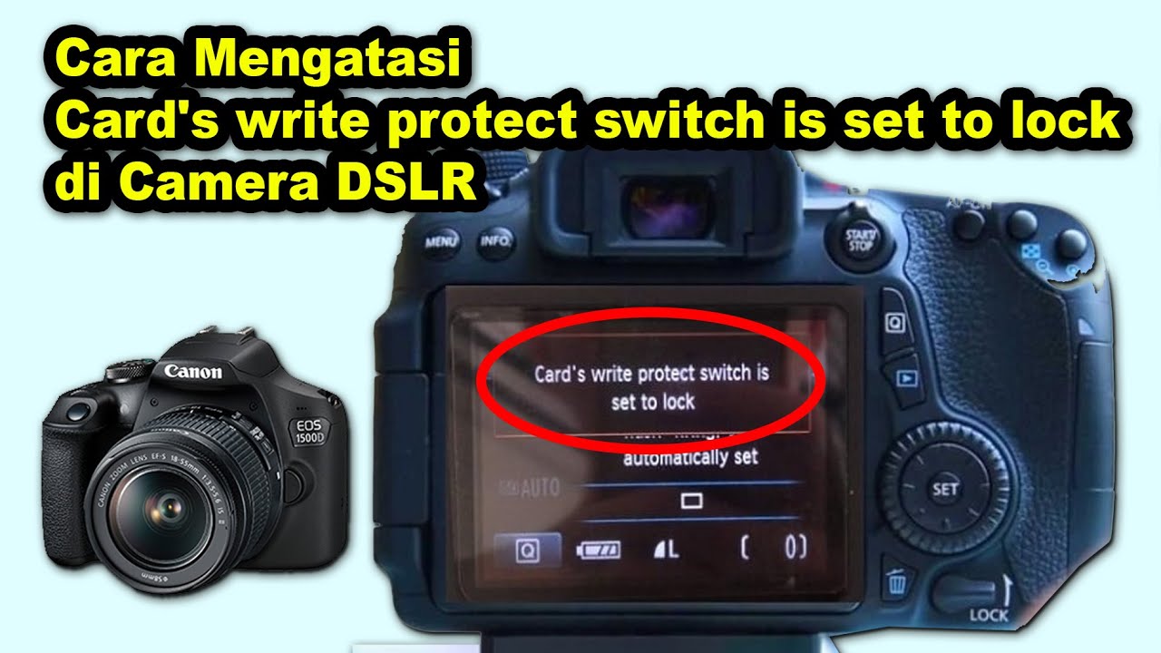 Cara Mengatasi Card's write protect switch is set to lock di Camera ...