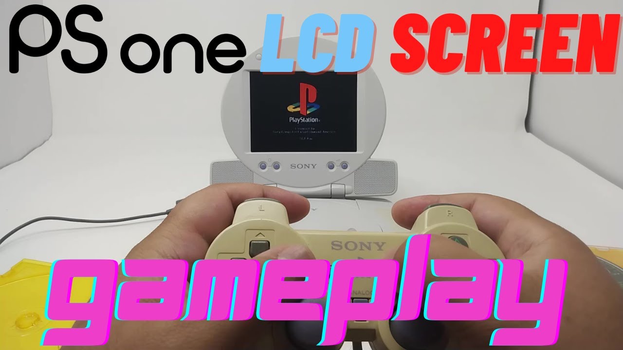 Sony Playstation PS One PS1 Console OEM LCD Screen Monitor SCPH-101 3 ...