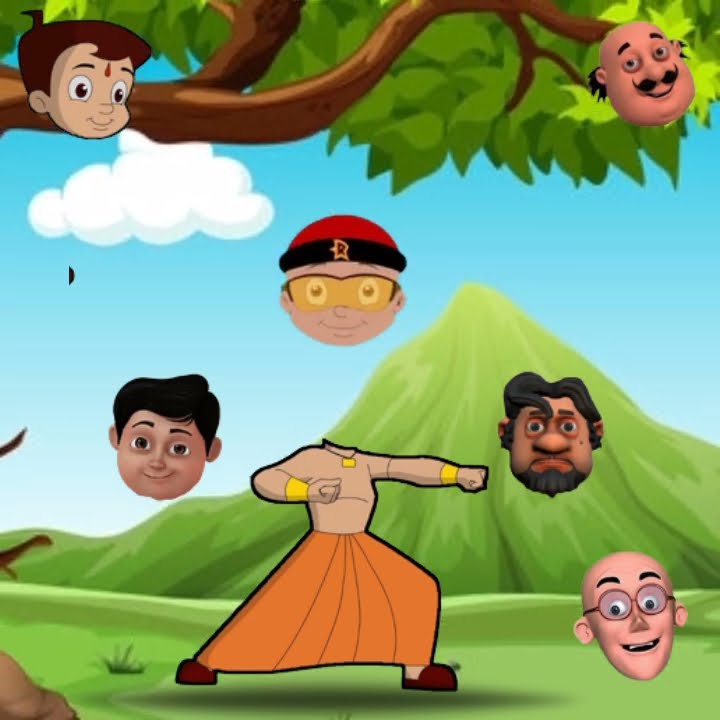 bhim cartoon head 2023 #viral #shorts - YouTube