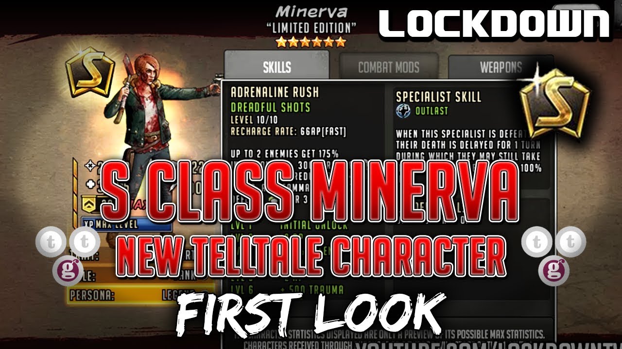 TWD RTS: S Class Telltale Minerva, First Look - The Walking Dead: Road ...