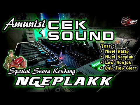 CEK SOUND KENDANG NGEPLAK AMPUH🎶 • AMUNISI MIDEL BALAP • BISA DICOBA ‼️